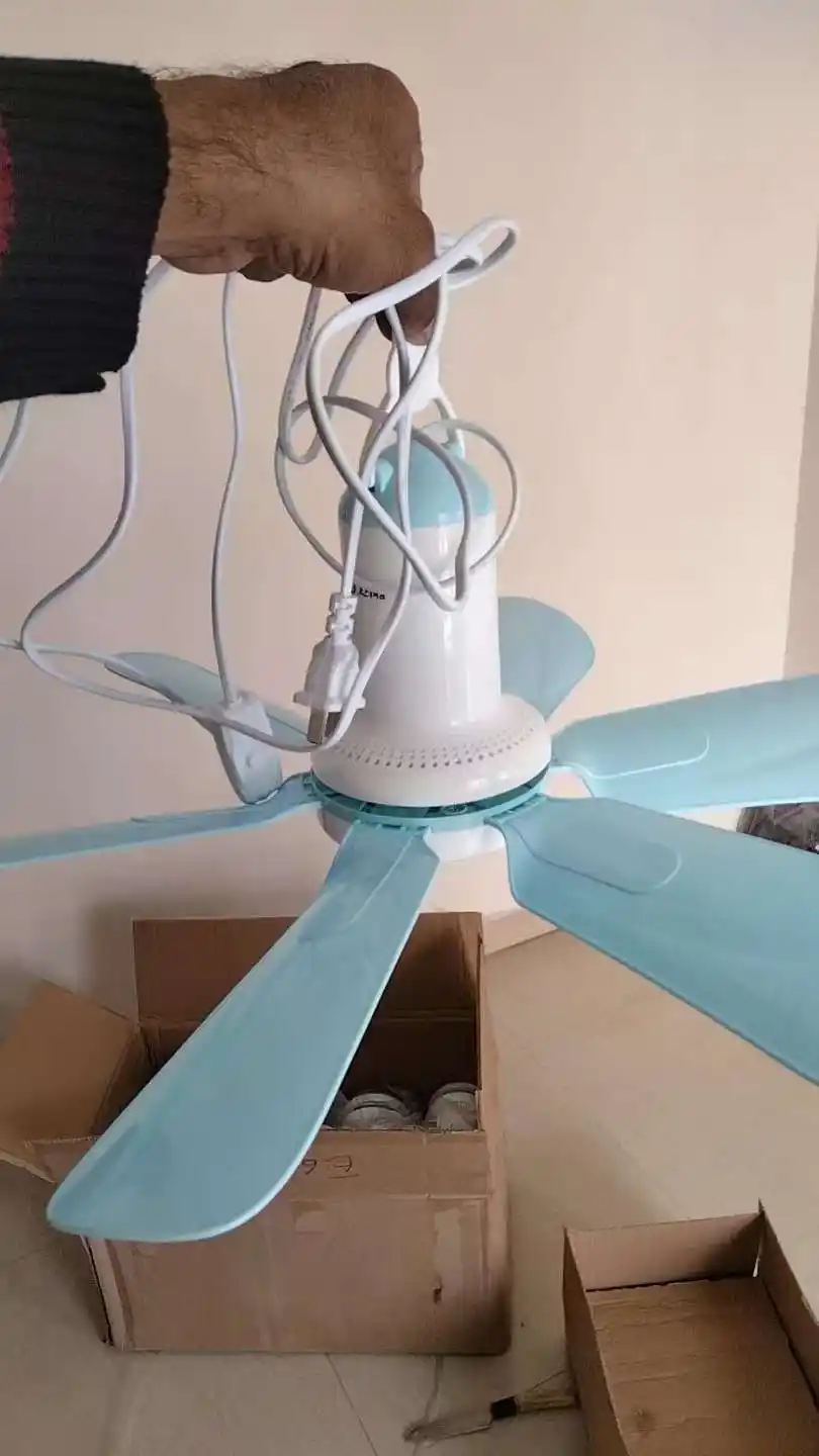 Smart Mini portable ceiling fan 17”
